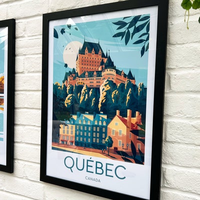 Québec Travel Print Canada Québec Poster Quebec Print - Etsy UK