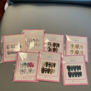 Ombre White Saturn Crystal Hand Painted Nails /y2k Nails /custom Press ...