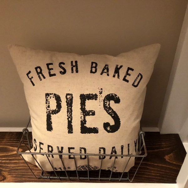 Fresh Baked Pie Pillow Cover - Etsy
