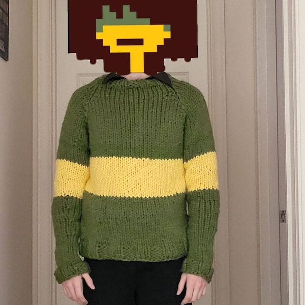 Frisk Sweater - S M L - Made to Order Video Game Protagonist Shirt - Etsy