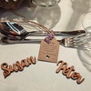 Small Personalised Gift Tags Mini Name Tags Rustic Labels Favour Tags ...