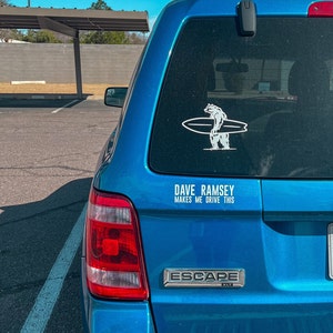 You Laugh at My Car I Laugh at Your Debt Vinyl Decal Bumper Sticker ...