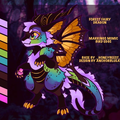 Custom Original Character Design Furry/fursona Adoptable - Etsy
