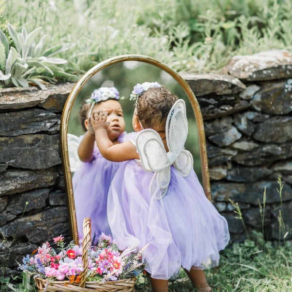 Baby Child Floral Fairy Double Wing Dressup Quality Fairy Wings ...