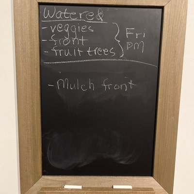 Modern Rustic Farmhouse Chalkboard With Optional Chalk Ledge - Etsy