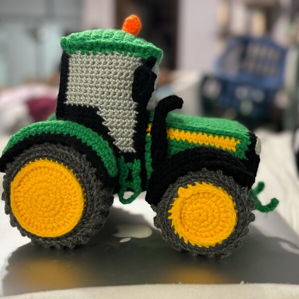 Toota's Tractor Crochet Pattern - Etsy