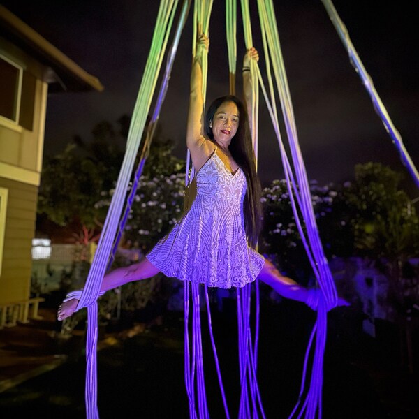 Aerial Dance Lyra, Dancing Circus Ring, Aerial Hoop Single Point, Yoga ...