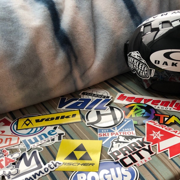 Ski Sticker Pack - Burton Oakley Alta K2 Aspen Kirkwood Volkl Park City ...