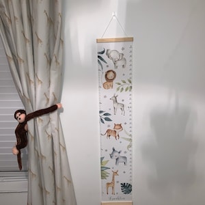 Monochrome alphabet growth chart alphabet print monochrome | Etsy