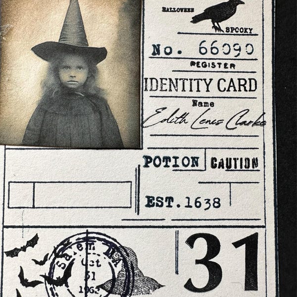 Crafty by Toni Identity Card A6 Stamp Set CBT0007 - Etsy