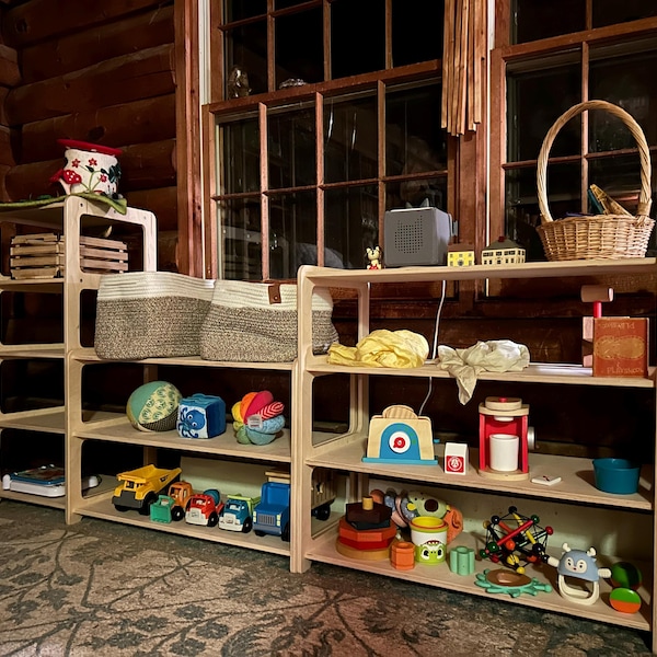 Montessori Shelves, Toy Storage, Montessori Toy Shelf, Toy Shelf ...