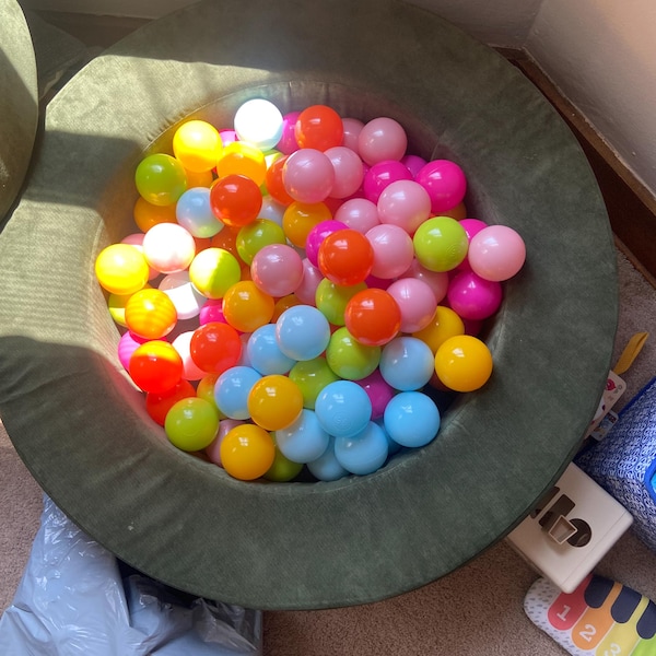 Soft Play Ball Pit, Large White Ball Pit, Soft Play Equipment, Gift for ...