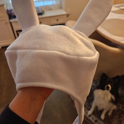 Pink Bunny Ears Hat SIZE Medium Rabbit Ears Hat Expedited - Etsy