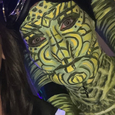 Snake Nose Prosthetic, SFX Makeup, Silicone Appliance, Halloween ...