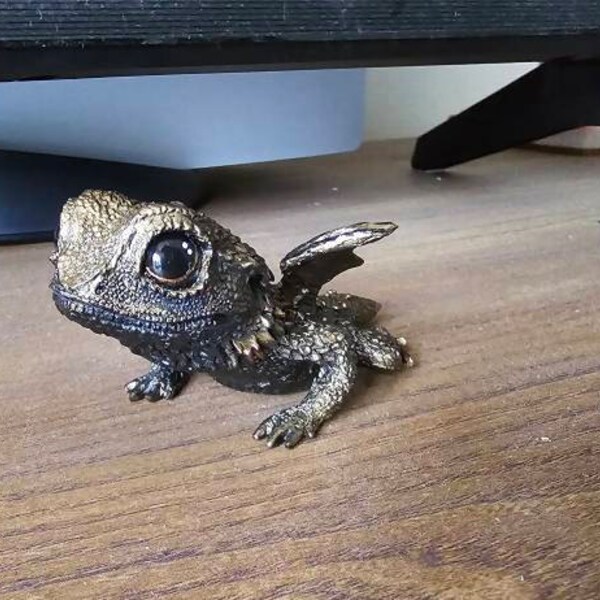 Cute Axolotl Figurine, Baby Lizard, Cute Reptile Figurine, Baby Axolotl ...