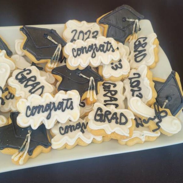 Graduation Sugar Cookies - Grad Party Favors - Grad Party Sweets - Etsy