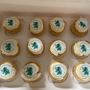 30 Personalised Edible Rice Paper Cupcake Toppers / Birthdays Pre Cut ...