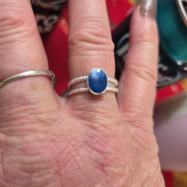 925 Sterling Silver Cushion Stone Setting Blank Bezel Cup Ring, Blank ...