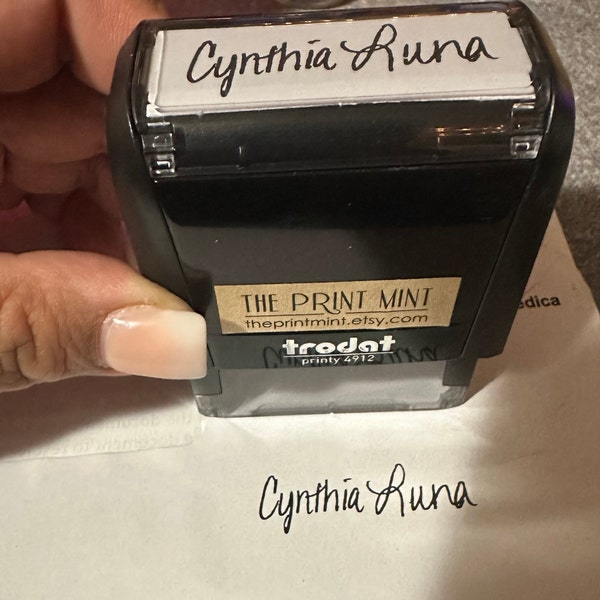 Signature Stamp, Name Self-inking, Custom Name Stamp, Doctor Stamp ... Signature Stamp, Name Self-inking, Custom Name Stamp, Doctor Stamp ...