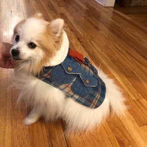Vintage Pendleton Blanket Dog Jacket Upcycled Dog Coat Wool | Etsy