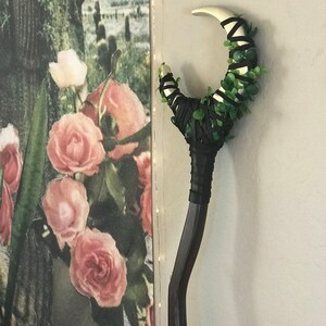 Crescent Moon Staff, Magical Stick Cosplay, Wizard, Witchcraft and ...