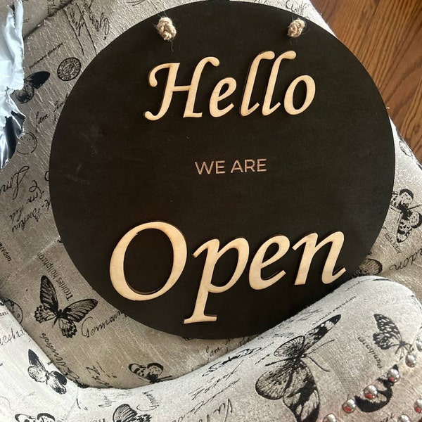 Open Closed Sign for Business, Boutique| Salon| Store Sign, Closed Sign ...