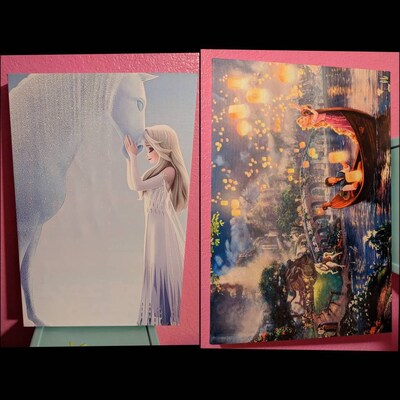 Disney's Elsa Frozen II LED String Light Shadowbox - Etsy