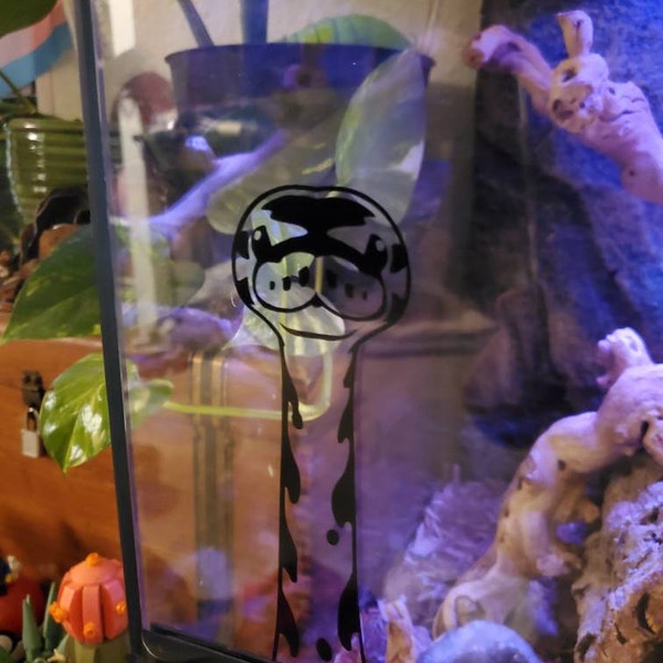 Peeking Ball Python Decal - Periscoping Snake, Serpent, Boa, Reptile ...