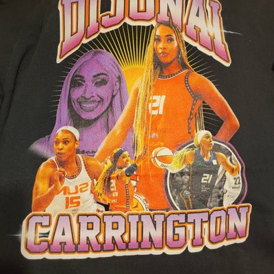 Vintage Style WNBA Angel Reese Chicago Sky LSU Bayou Barbie Black T ...