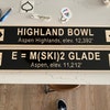 Custom Ski Run Sign Wedding Gifts, Ski Decor - Etsy
