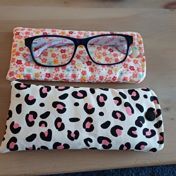 Glasses Soft Case Pouch, Spectacles Case, Handmade, Hummingbirds ...