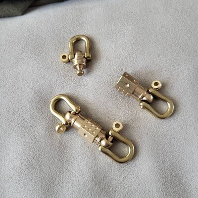 Solid Brass 2 Inch Snap Spring Load Carabiner Hook Quick - Etsy