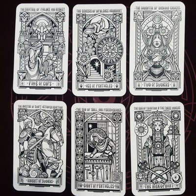 The Tarot of the Toiling Hands 78 Card Tarot Deck by Esme Baker - Etsy