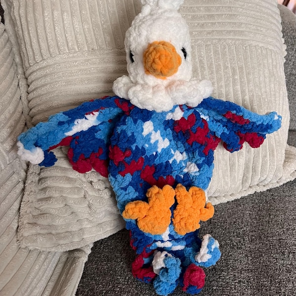 Swoop the Bald Eagle | Digital PDF Crochet Pattern | Amigurumi Crochet ...