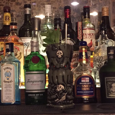 Cthulhu Tiki Mug , Mighty Cthulhu Tiki Mug , Colorful Hand Painted ...