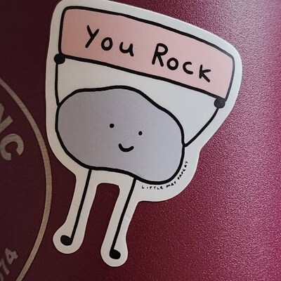 You Rock Vinyl Sticker // Cute Sticker // You Rock Sticker - Etsy