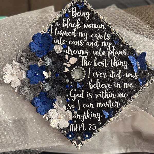 Custom Graduation Cap Topper Personalized Grad Cap - Senior Class of ...