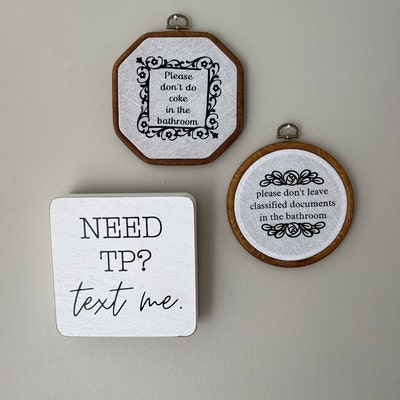 I'm a Little Ray of Pitch Black Wall Decor / Faux Embroidery / Funny ...