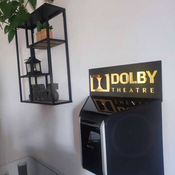DOLBY THEATRE | Home Theatre Signs | Signage | Cinema Decor | Laser ...
