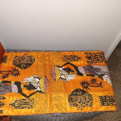 African Woman Placemat, Wooden Table Mat, African Supla, Ethnic Round ...