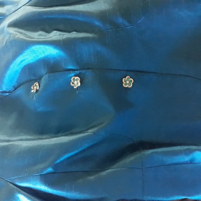 Iridescent Buttons Turquoise Pearly Finish 17mm a Set of 12 - Etsy