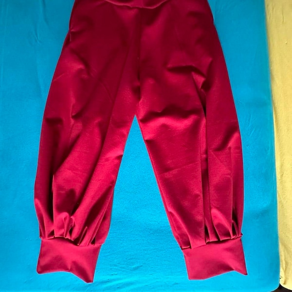 Cuffed Baggy Pants Sewing Pattern for Stretch Fabrics/downloadable PDF ...