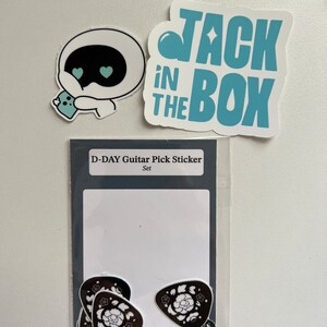 D-day Guitar Pick Sticker Set Agust D Tour Suga BTS - Etsy