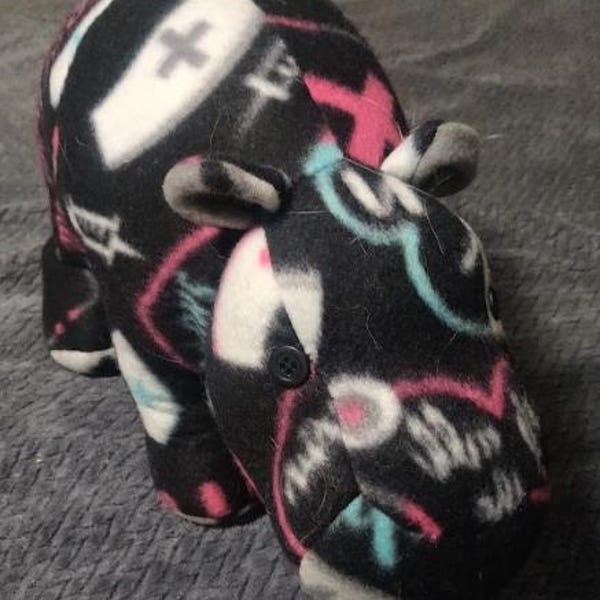 Hippo Heather Stuffed Animal Pattern PDF - Etsy