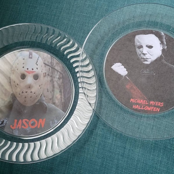 Horror Characters Party Plates - Etsy
