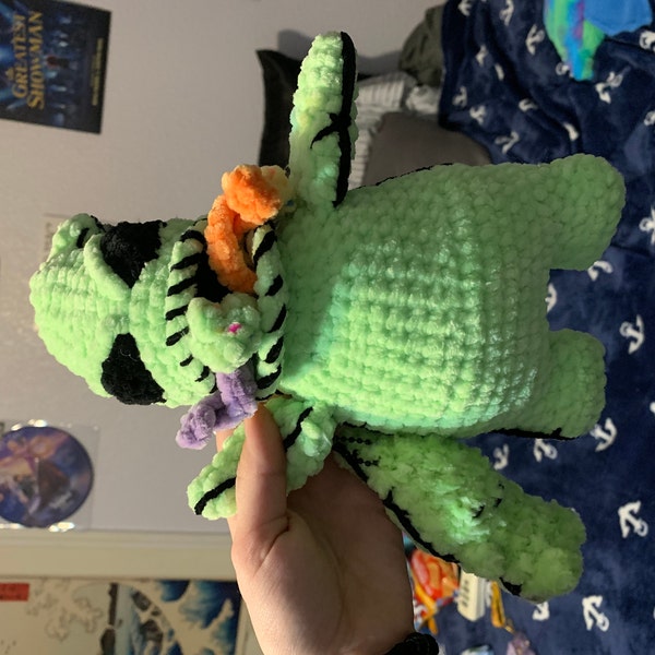 Dragon Fruit Crocheted Chunky Turtle Plushie - Etsy