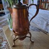 Antique Iron Rest With Wooden Handle - Trivet - C1910 - Home Decor ...