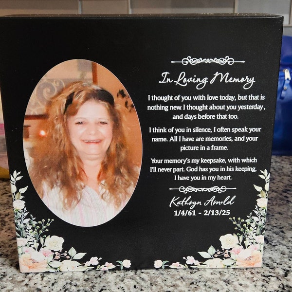 The Broken Chain Memorial Sign | Loss of Mother | Funeral Favors ...