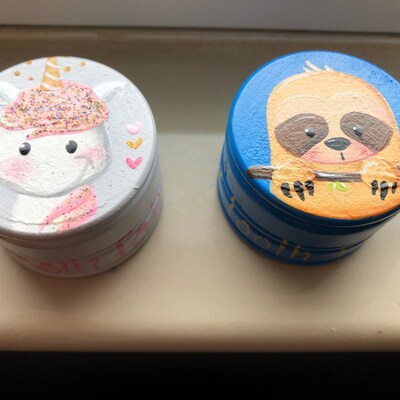 Box my First Curl tooth Fairy Fox - Etsy