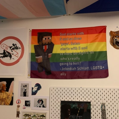 Jschlatt Jebediah Schlatt Flag Gay LQBTQ Ally Pride Flag Banner Any ...